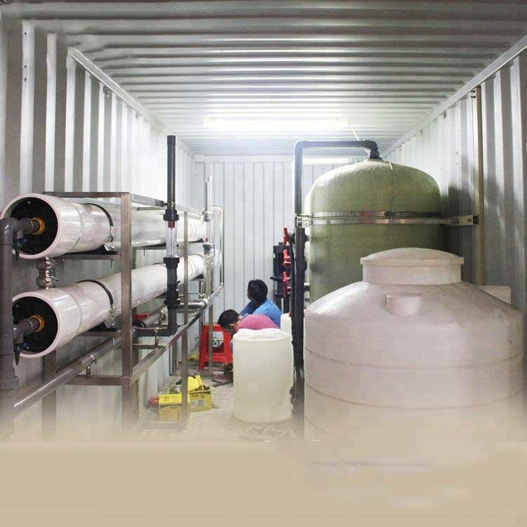 40,000 lts/h Portable Desalination Wastewater Treatment System Water ...