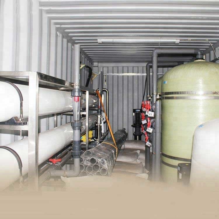 40,000 lts/h Portable Desalination Wastewater Treatment System Water ...